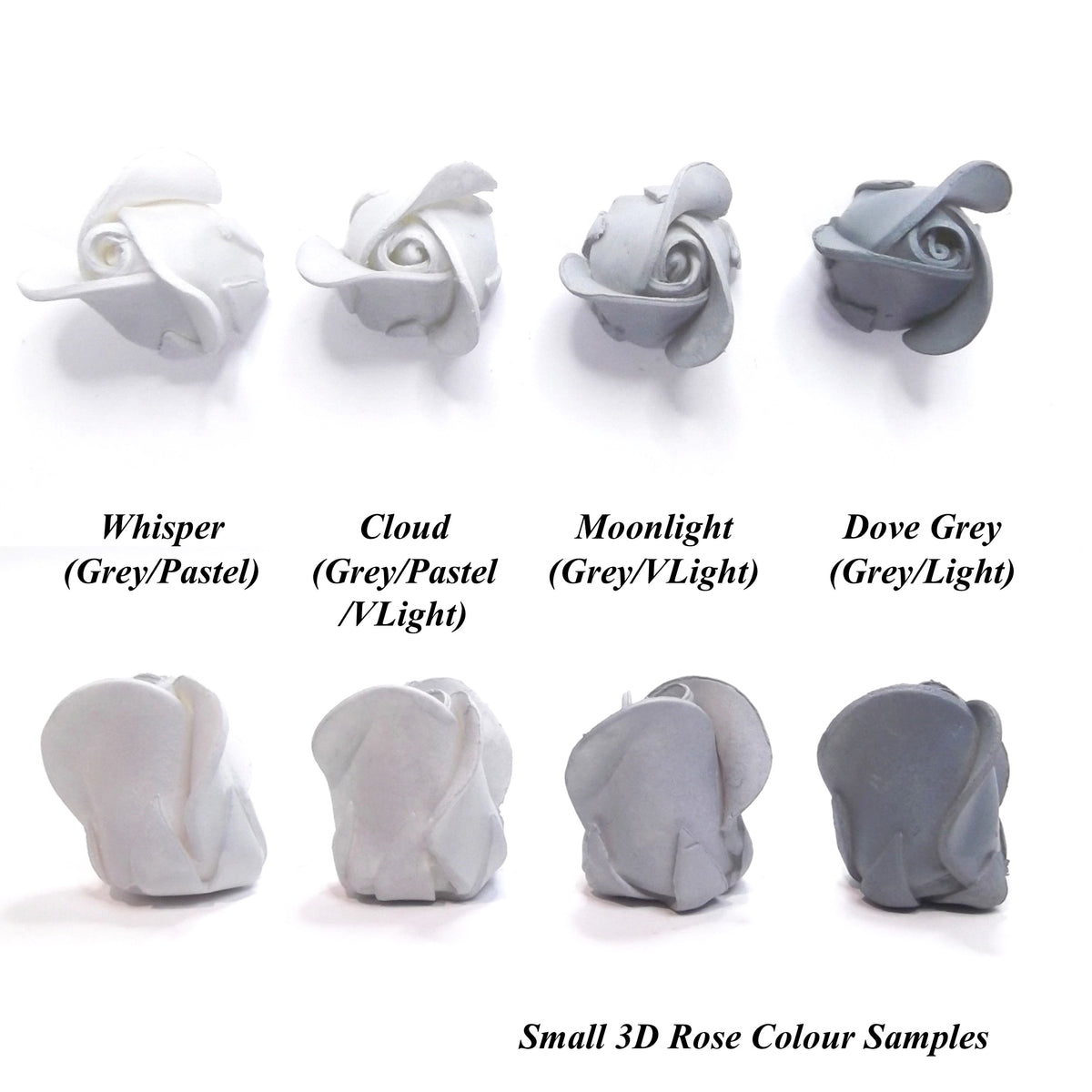 Pale Grey Colour Samples! – Purple Butterfly Cake Toppers